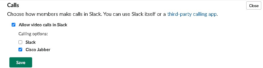 Cisco Calling and Meeting Integration with Microsoft Teams and Slack v1 Cisco Calling and Meeting Integration with Microsoft Teams and Slack v1